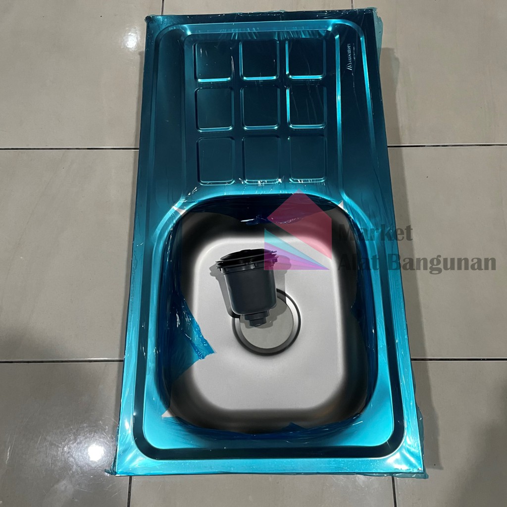 Jual Bak Cuci Piring Stainless 75cm + Afur / Bak Cuci Tangan Wastafel ...