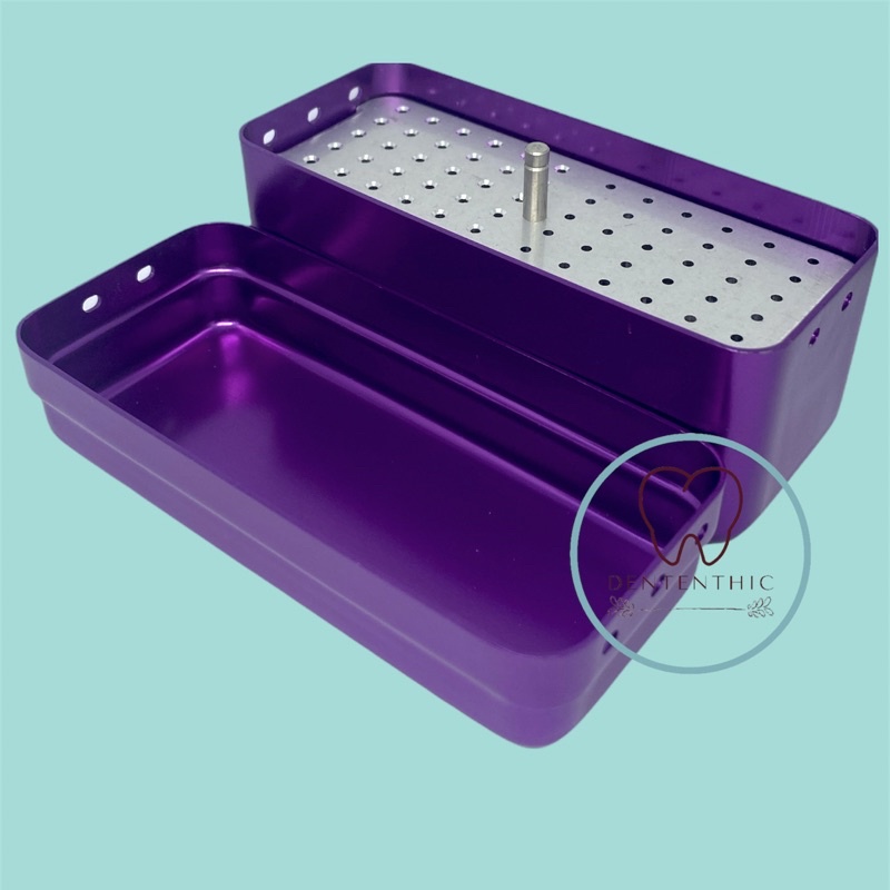 Jual Endo box File / Aluminum alloy sterilization box / k-file holder ...