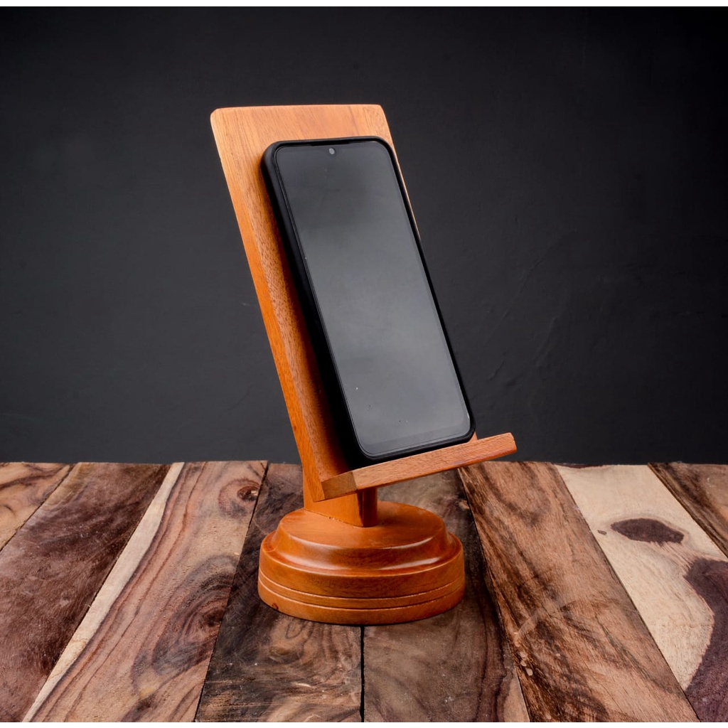 Jual STAND HP KAYU/ TEMPAT DUDUKAN HP | Shopee Indonesia
