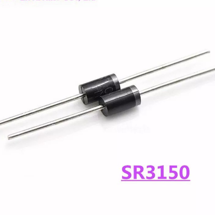 Jual Dioda schottky diode SR3150 SB3150 3A 150V D0-201 pengganti SR360 ...
