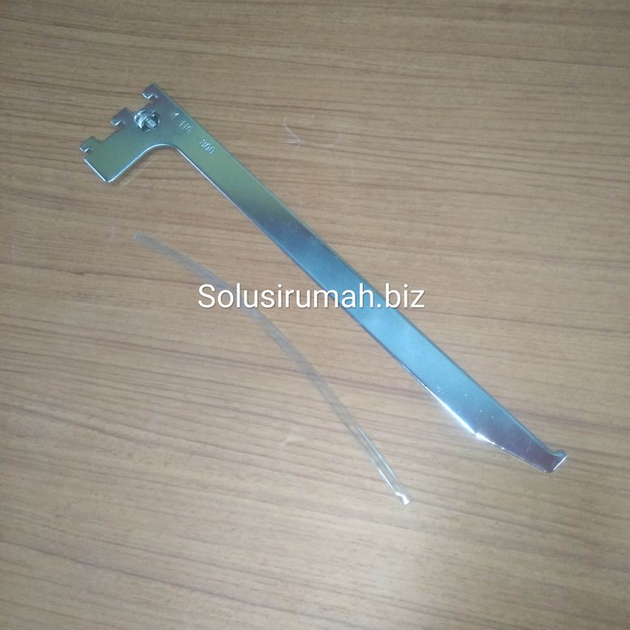 Jual Daun Bracket Kaca 30cm 30 Cm Siku Braket Penyangga Rak Kaca 1biji ...