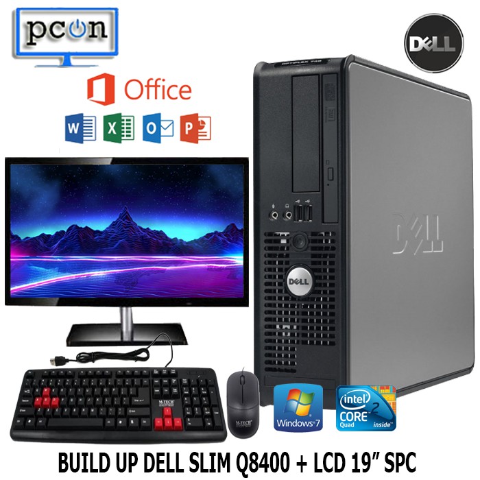 Jual PC BUILD UP PC KOMPUTER DELL OPTIPLEX SLIM DAN MONITOR SPC ...