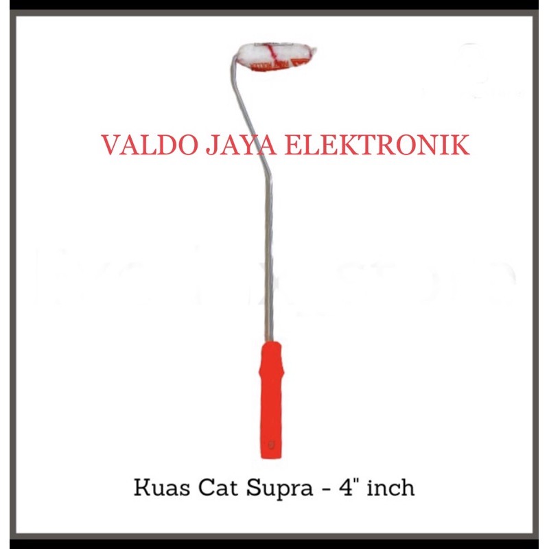 Jual SUPRA Kuas Roll Cat Tembok 4” Roller Cat Tembok Kuas Roll Cat ...