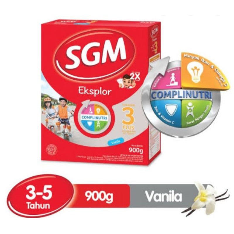 Jual SGM 3+ VANILA 900G | Shopee Indonesia