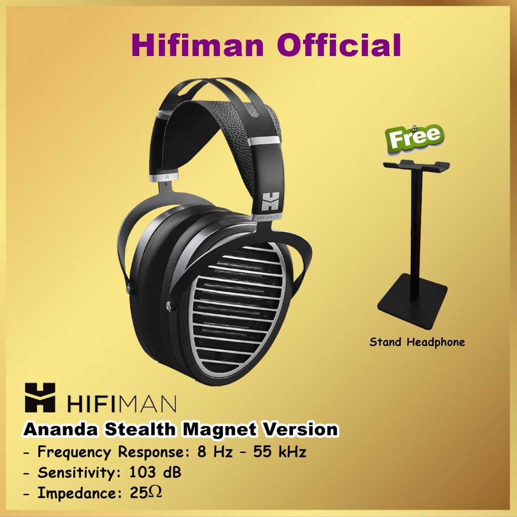 Jual Hifiman Ananda / Nano Stealth Planar Magnet Version Over-Ear ...