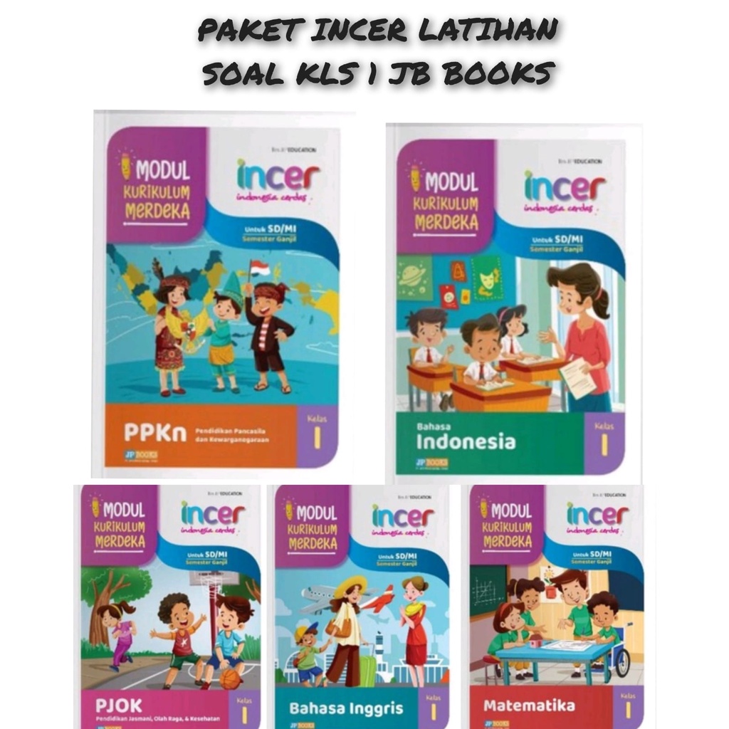 Jual Buku Siswa Modul Incer Latihan Soal SD/MI Kelas 1 Kurikulum Merdeka - JP Books | Shopee ...