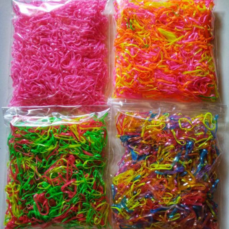 Jual KARET JEPANG/IKAT RAMBUT / 50 Gram / KUNCIRAN RAMBUT / AKSESORIS ...