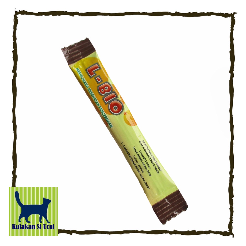 Jual L-Bio 1 Sachet Isi 1 Gram Probiotik Obat Diare atau Sembelit Pada ...