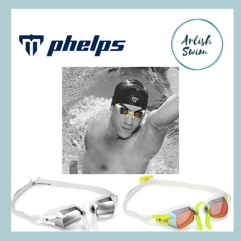 Jual Michael Phelps Swimming Goggles Chronos Mirror // Kacamata Renang ...
