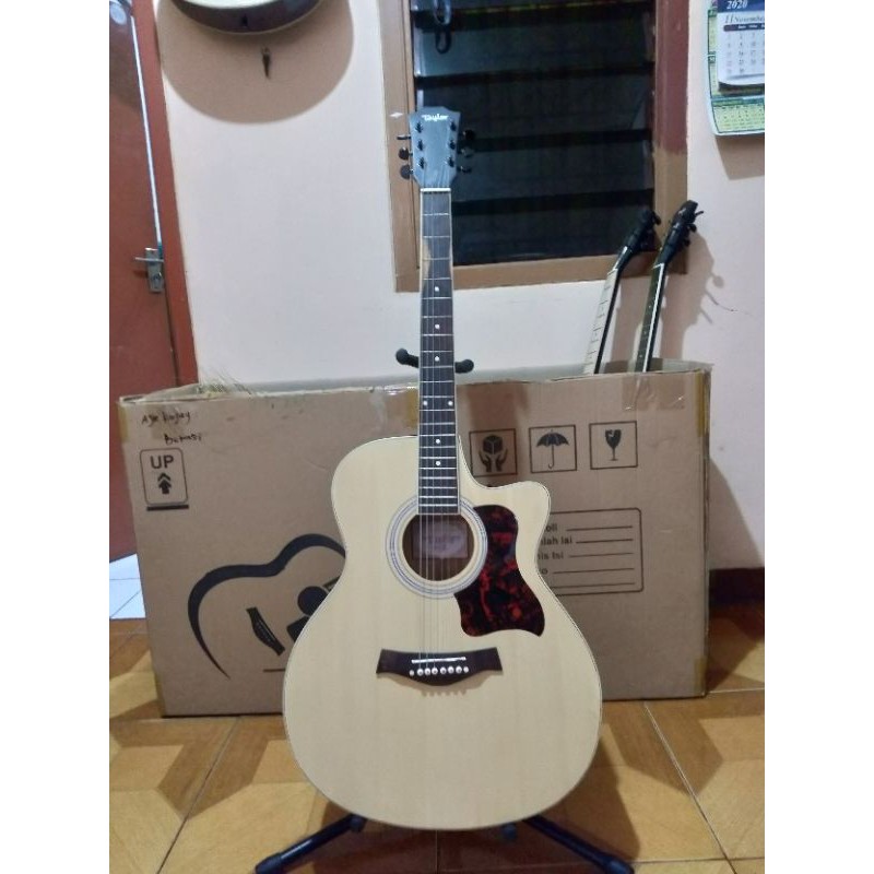Jual Gitar Custom Model Taylor (tanam besi) | Shopee Indonesia