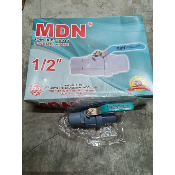 Jual BALLVALVE PLASTIK PVC GAGANG BESI "MDN" 1/2 INCH / KRAN PIPA / STOP KRAN | Shopee Indonesia