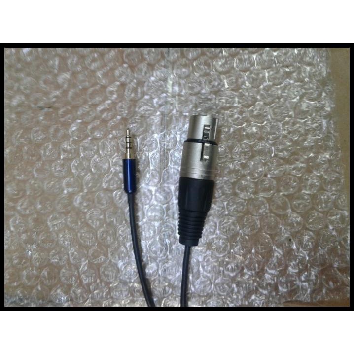 Jual Kabel Mic Jack 3.5Mm To Jack Xlr Connector 3 Pin Smartphone ...