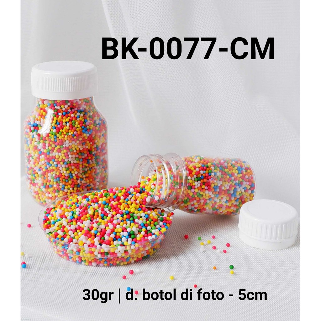 Jual BK-0077-CM Sprinkles sprinkle sprinkel 30 gram mutiara warna warni ...