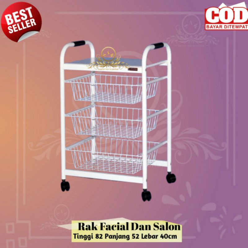 Jual Rak Salon Troli Salon Rak Facial Rak Serbaguna Rak Salon ...