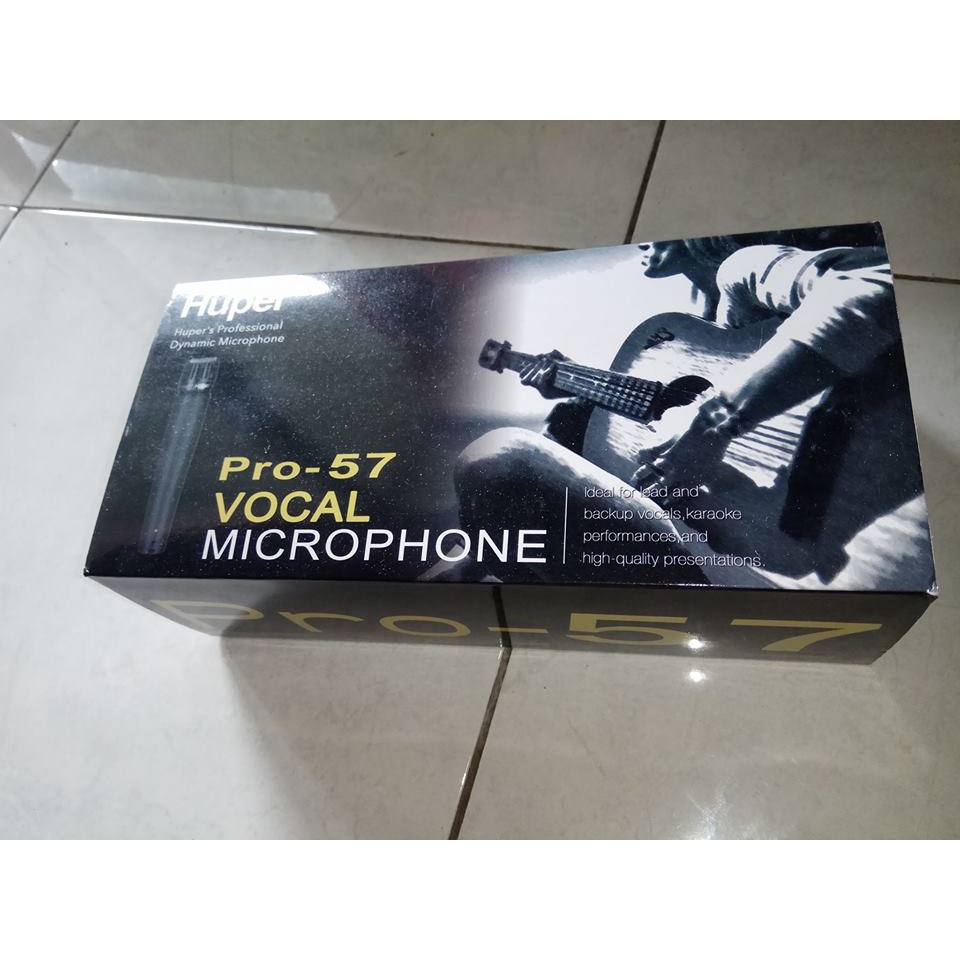 Jual Mic Dynamic Huper PRO57 PRO 57 Microphone Instrument Mic Tak Tung ...