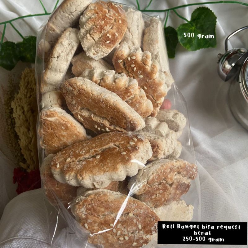Jual Roti Bangket Wijen 250-500 gram/Manis/Gurih/Oleh oleh Banyumas ...