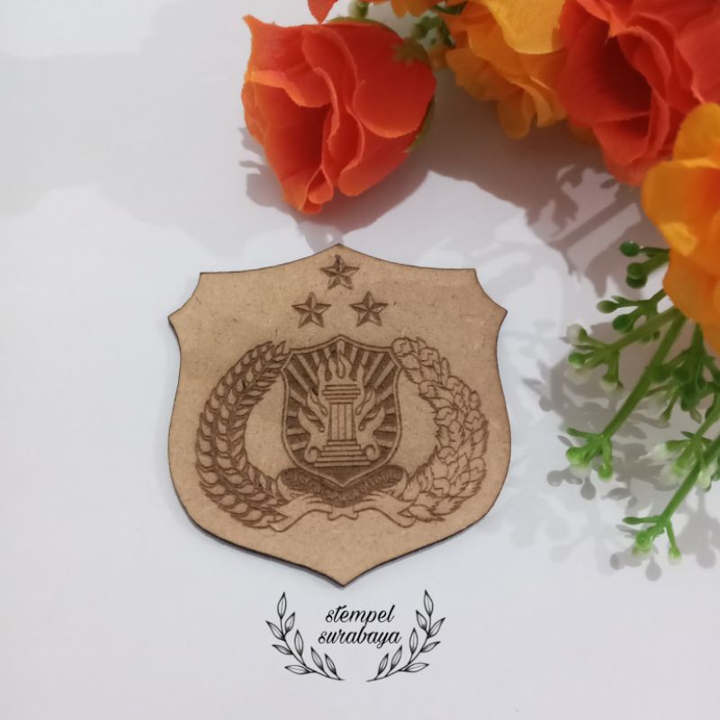 Jual Grafir LOGO TRI BRATA POLRI logo Polri grafir logo MDF/ plywood ...