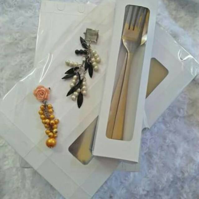 Jual Box mika frame 5x20x2 PUTIH/box coklat,sendok garpu,tasbih 20x5x3 ...