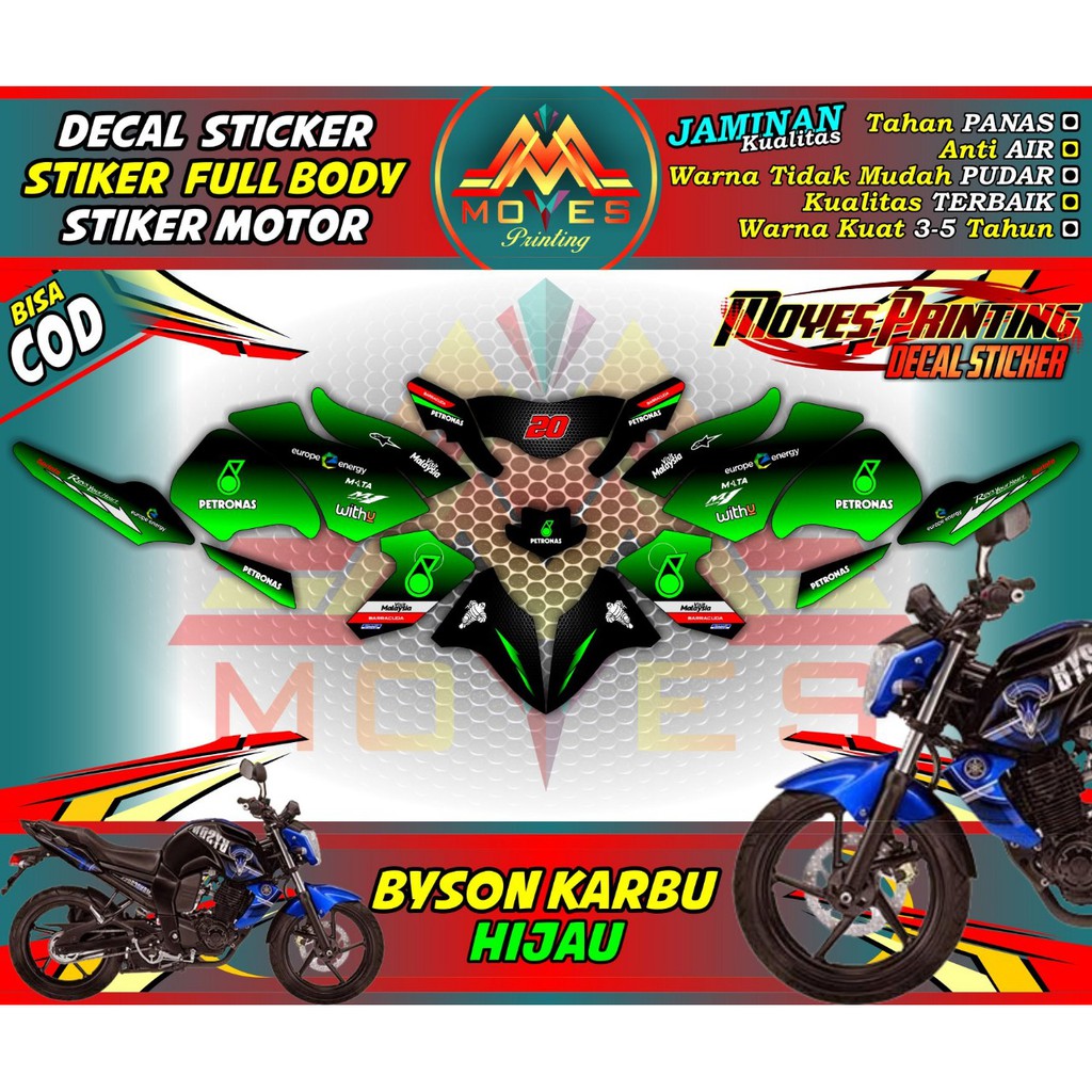 Jual Stiker Byson Karbu Fullbody - Decal Stiker Yamaha Byson Karbu ...