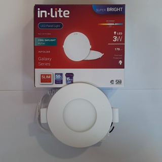 Jual IN LITE LED Panel 3W 3 WATT BULAT Inbow Ditanam - INPS628R INPS ...
