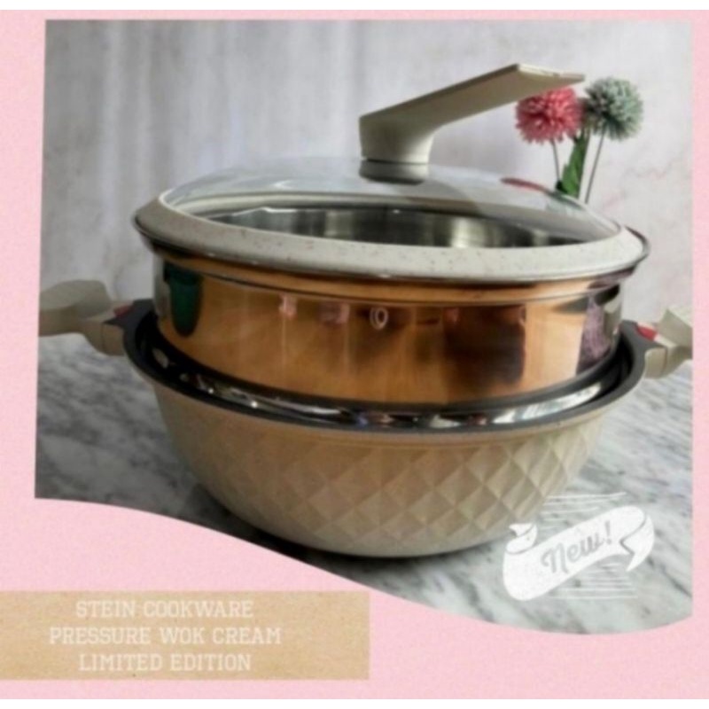 Jual Steincookware Wok Pan Platinum Pressure Cooker Stein Cookware ...