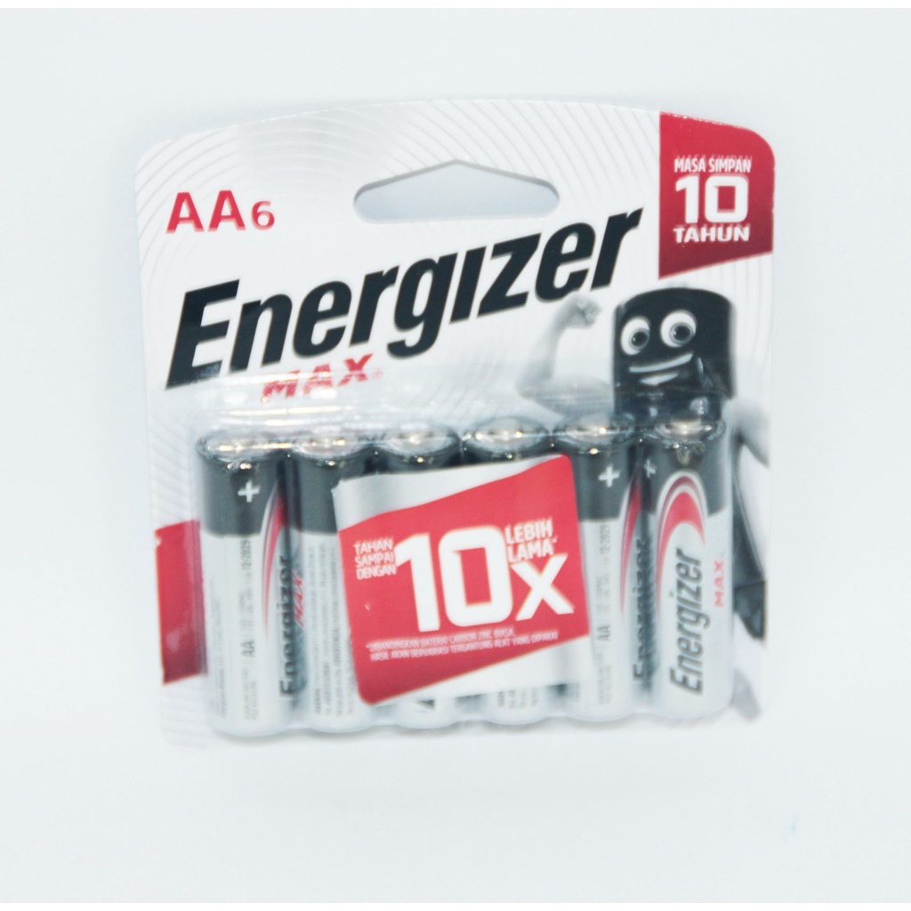Jual Baterai Energizer Max AA Isi 6 | Shopee Indonesia