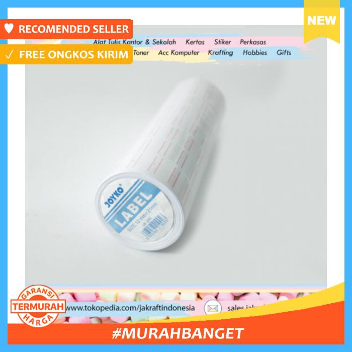 Jual Label Harga Joyko Lb 2Rl Refill Harga Mx5500M Putih - Pengikat ...