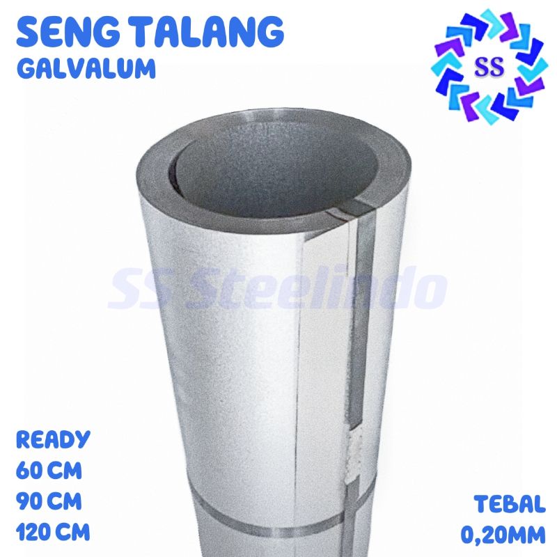Jual SENG TALANG AIR GALVALUM-ZINCALUM (60CM 90CM 120CM) TEBAL 0,20MM ...