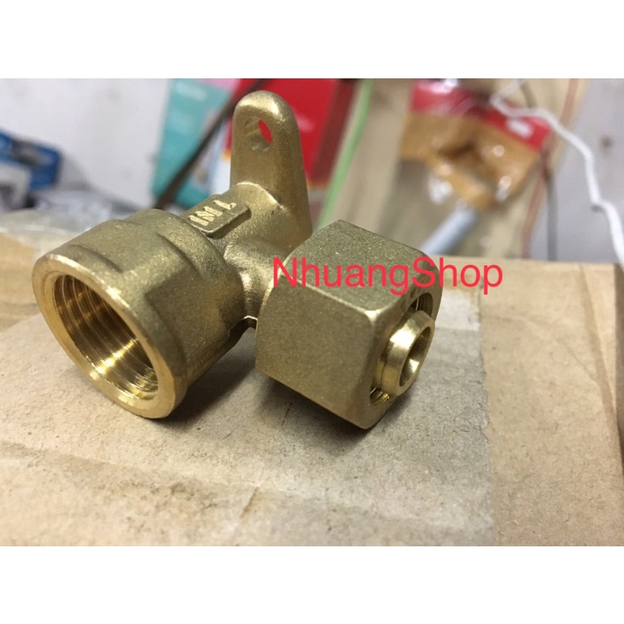 Jual Keni L dudukan ukuran 1/2 inch, bahan kuningan tebal satu sisi ...