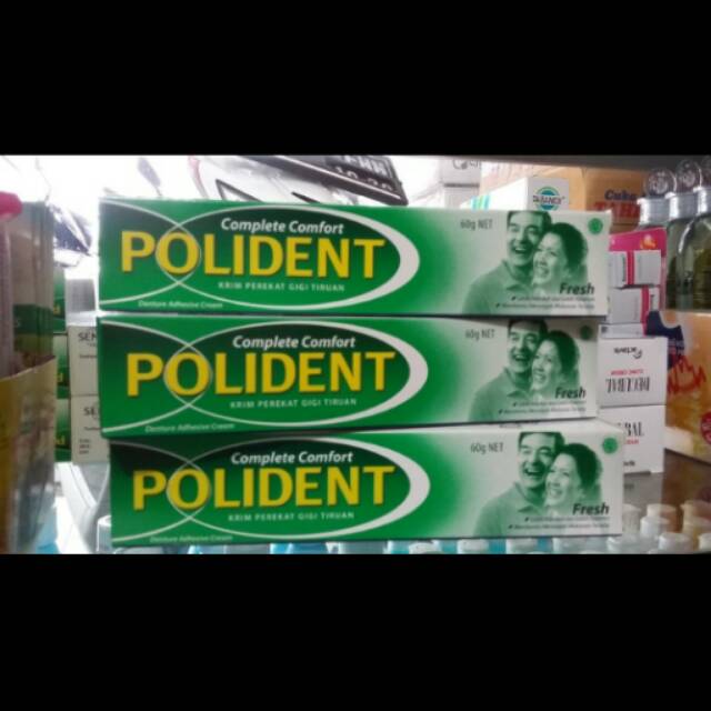 Jual Polident 60 gr (perekat untuk gigi palsu) | Shopee Indonesia