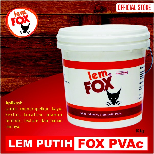 Jual Lem Fox PVAC Ember 10 Kg / Lem Kayu / Lem Plamur Tembok | Shopee ...