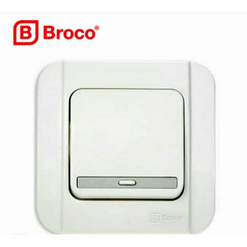 Jual BROCO Saklar Engkel Galleo G161 Single Switch Inbow 1 Gang 1 Way ...