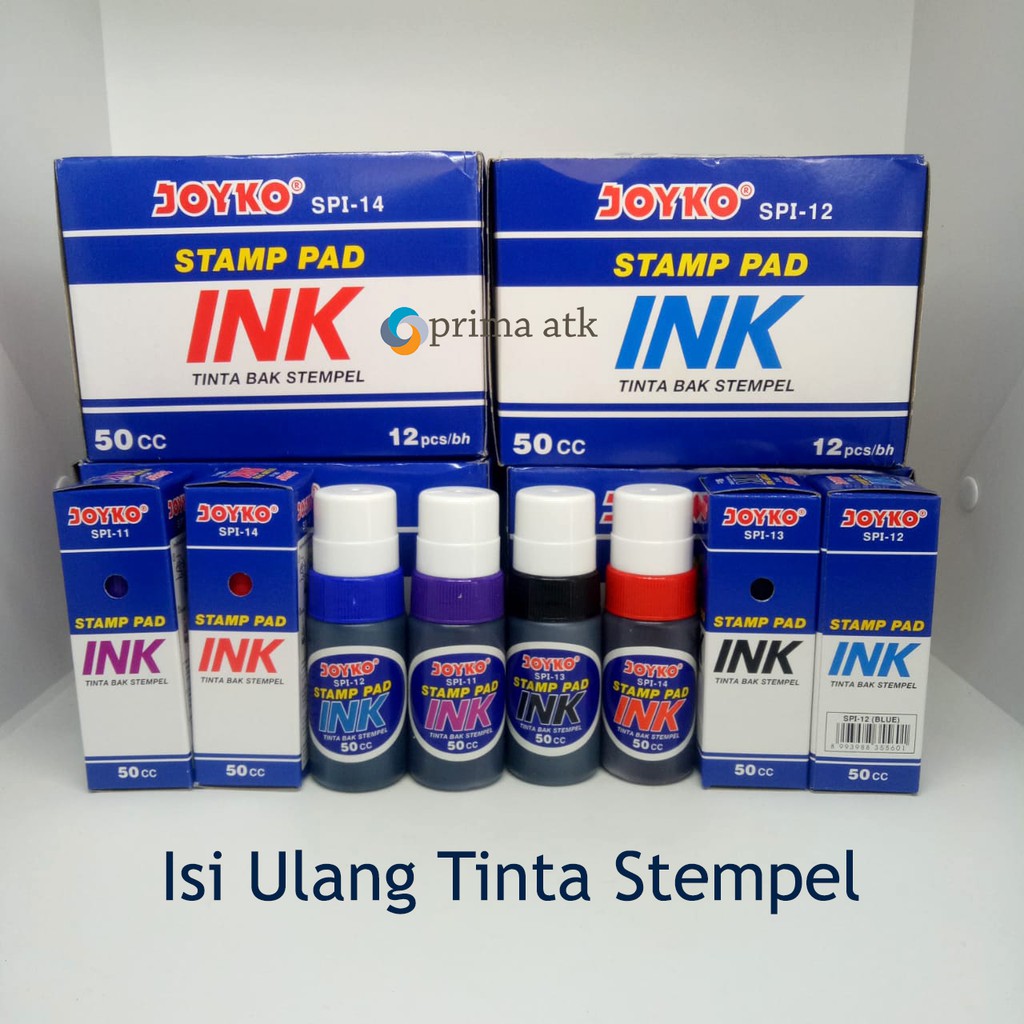 Jual ISI ULANG REFILL REFIL TINTA STEMPEL STAMPEL STAMP PAD INK JOYKO ...