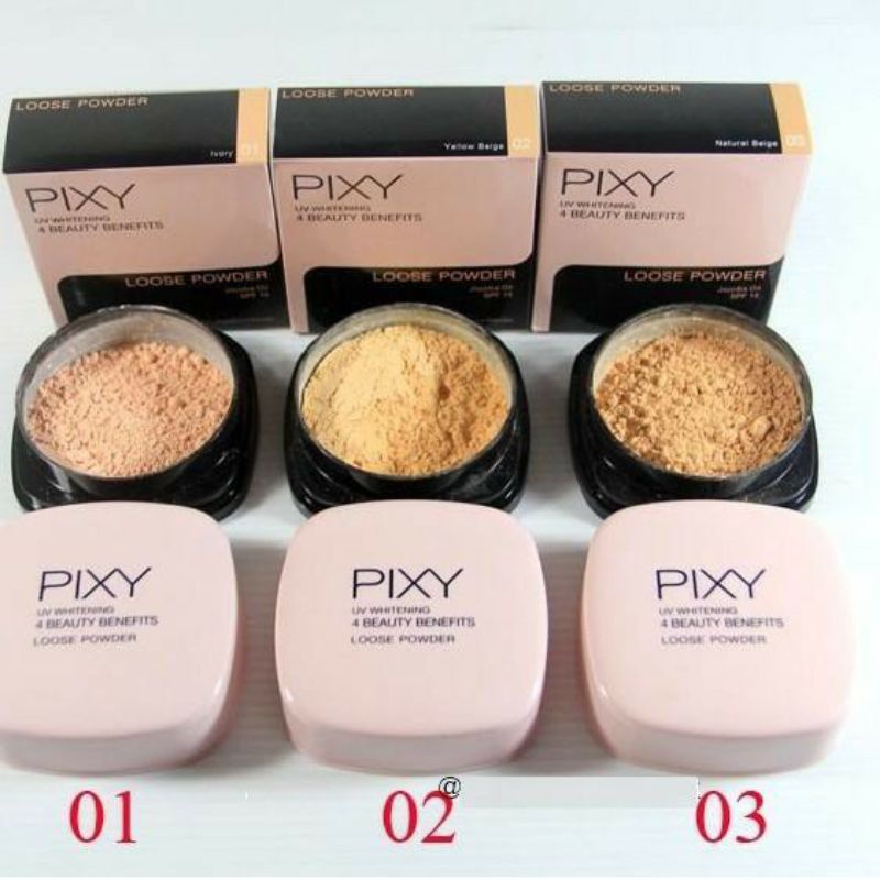 Jual Bedak tabur Pixy/Pixy 4 Beauty Benefit Loose Powder/Pixy Loose ...