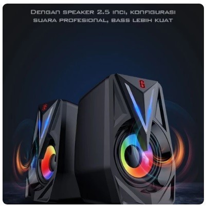 Jual Speaker GAMEN GS1 Laptop/PC/Gaming Soundbar Super Bass Portable RGB | Shopee Indonesia