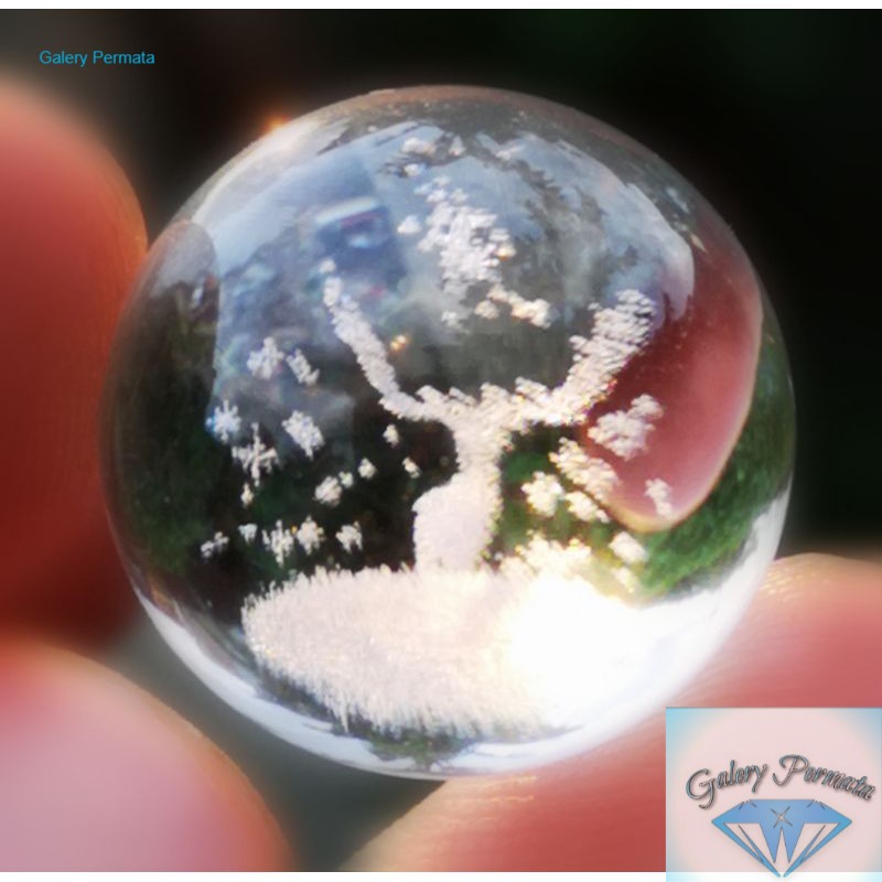 Jual Natural Batu Akik Teratai Motif Rusa Salju Kristal | Shopee Indonesia