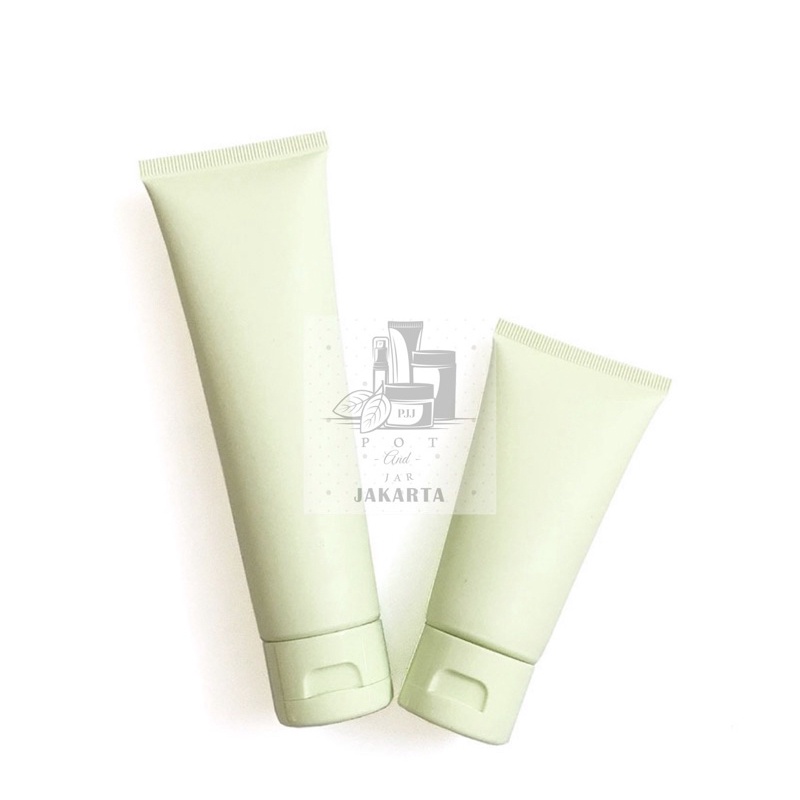 Jual 50ml/100ml Soft Tube Botol tube kosong Premium warna HIJAU/botol ...