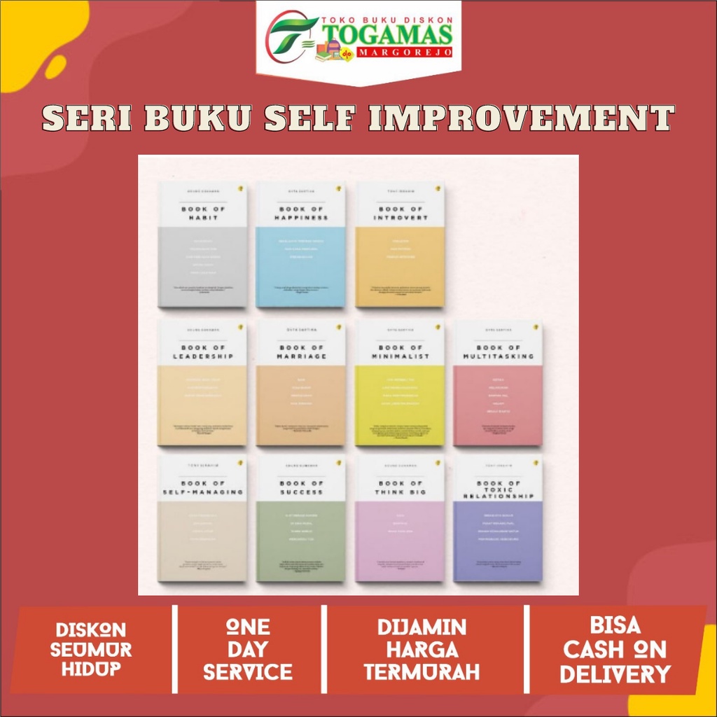 Jual BOOK OF INTROVERT // SELF-MANAGING // TOXIC RELATIONSHOP // HABIT // LEADERSHIP // SUCCESS ...