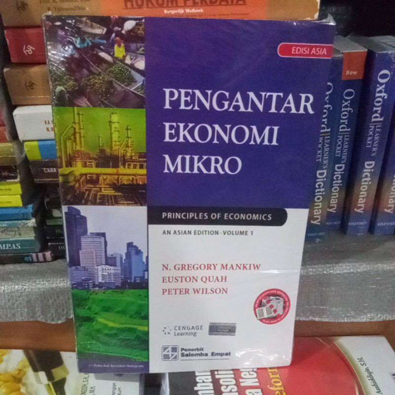 Jual PENGANTAR EKONOMI MIKRO VOLUME 1 EDISI ASIA N. GREGORY MANKIW | Shopee Indonesia