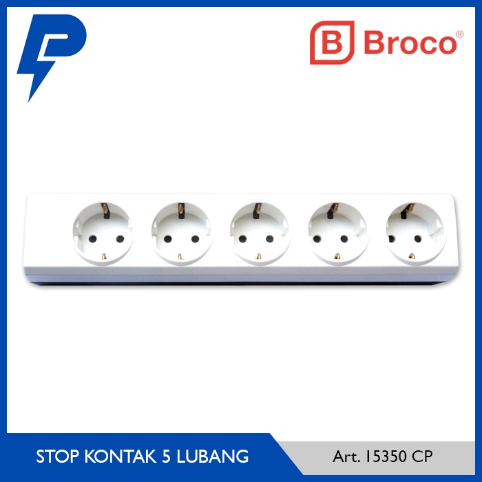 Jual BROCO Stop Kontak Terminal 5 Lubang 15350 CP | Shopee Indonesia