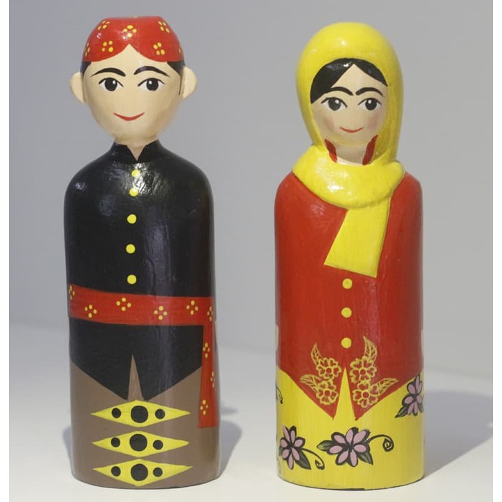 Jual Boneka Kayu khas Jakarta Abang None | Shopee Indonesia