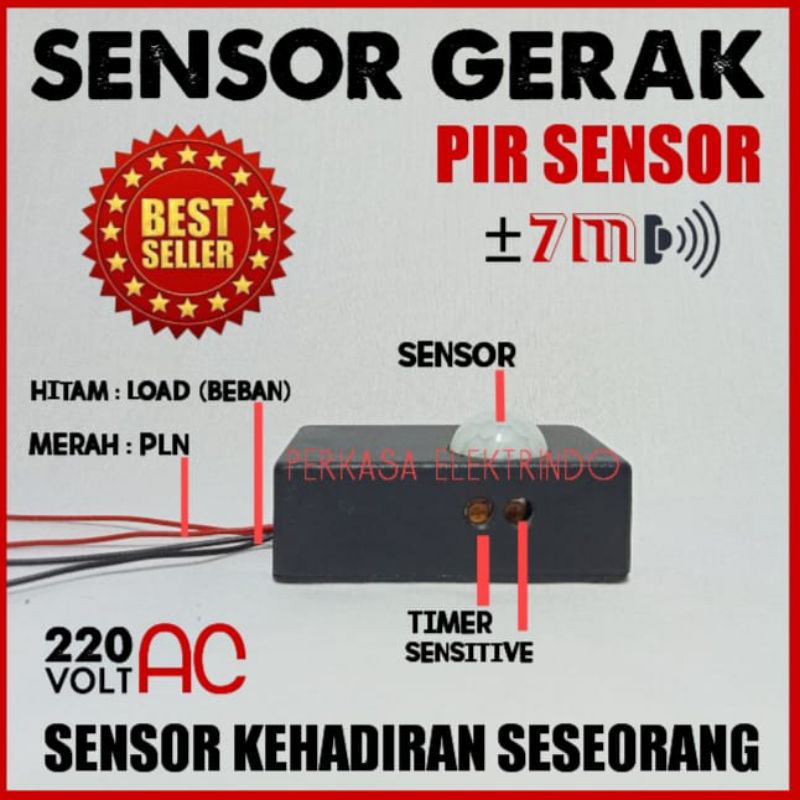 Jual SENSOR GERAK motion detector OTOMATIS 220V AC | Shopee Indonesia