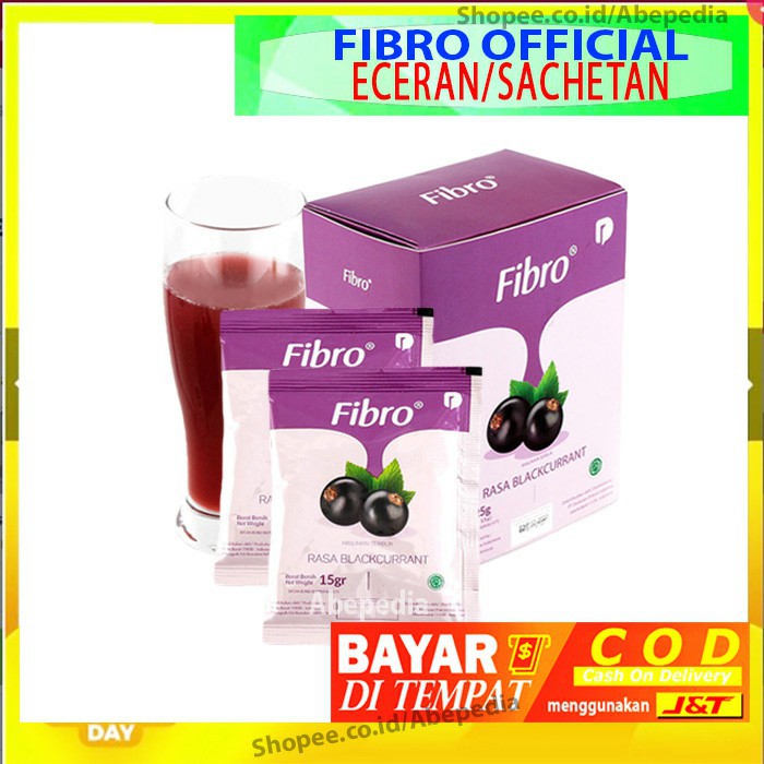 Jual FIBRO ECERAN SACHETAN ORIGINAL BPOM FIBER DIET DETOX MINUMAN SERAT ...