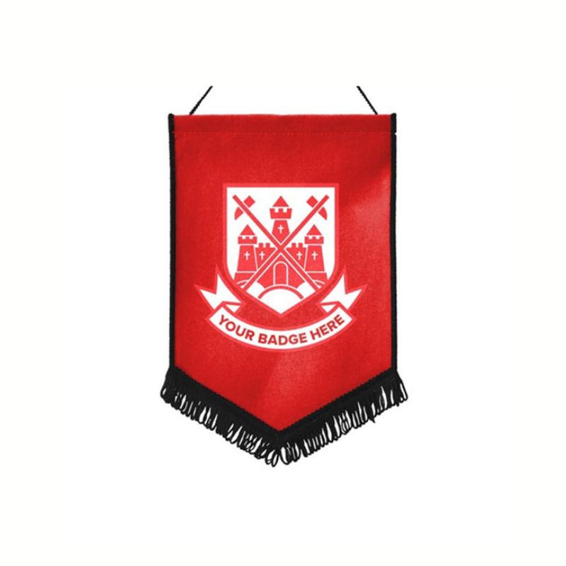 Jual Custom Bendera Vandel / Pennant Meja - Pennant Football - Bordir ...