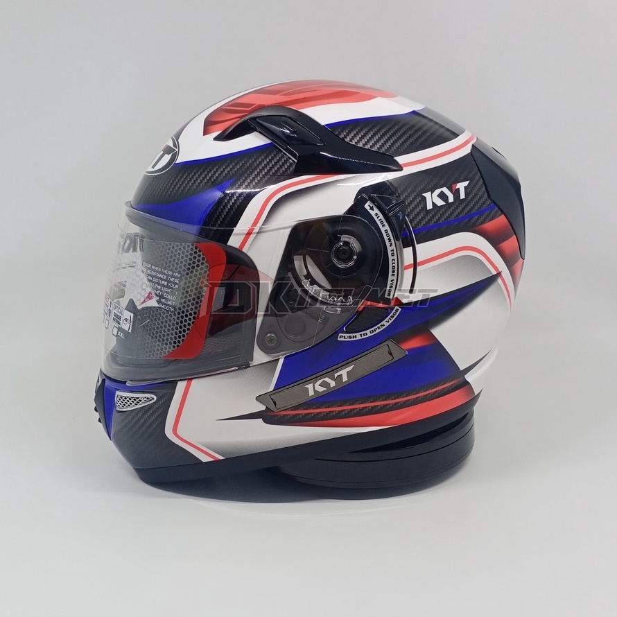 Jual Helm Full Face KYT K2R K2 Rider Motif Seri Super Fluo 2 White ...