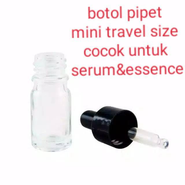 Jual BOTOL PIPET TRAVEL SIZE 5ml,10ML,15ml,20ML/BOTOL SERUM/BOTOL ...