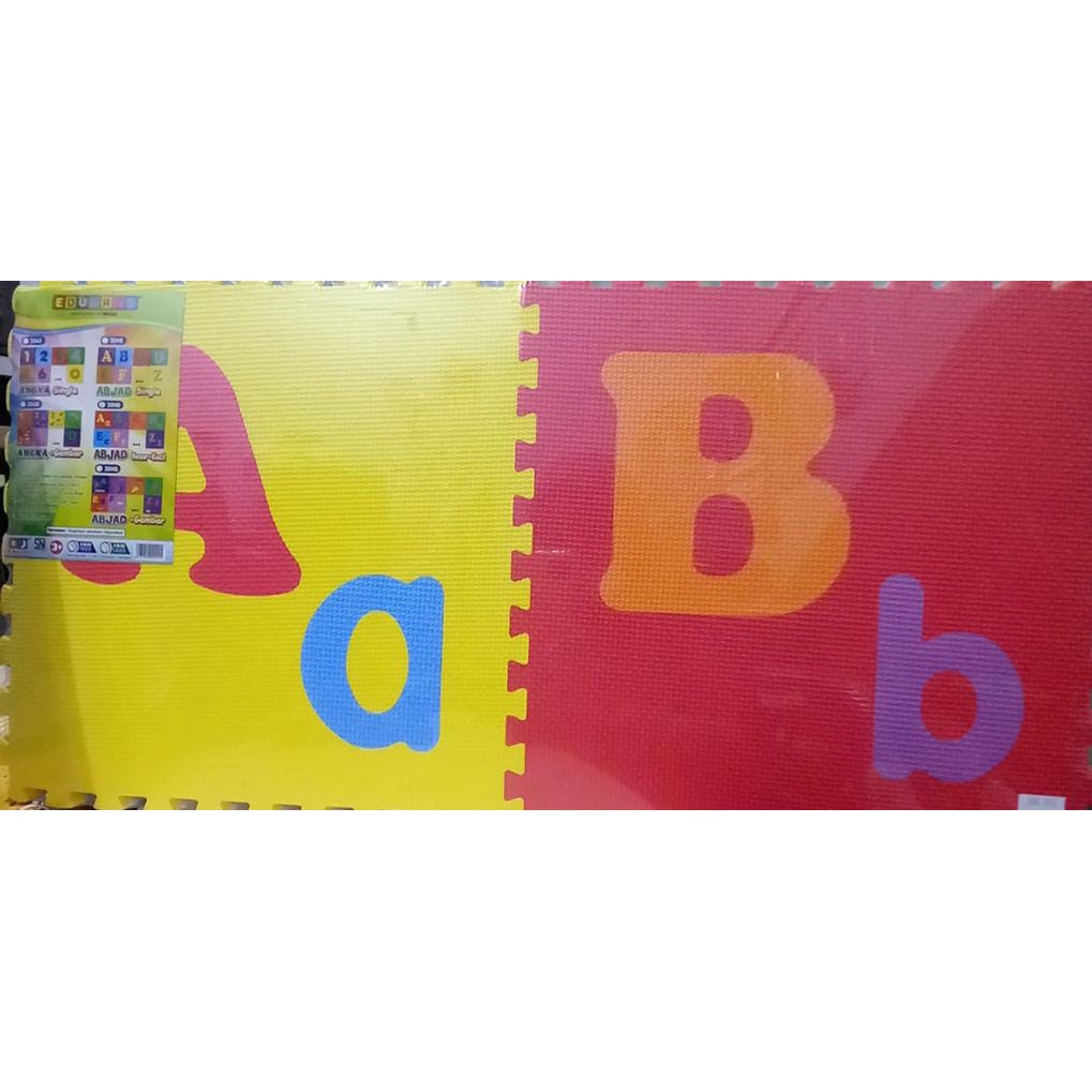 Jual Edumat Evamat Abjad besar + Kecil 30x30cm | Shopee Indonesia