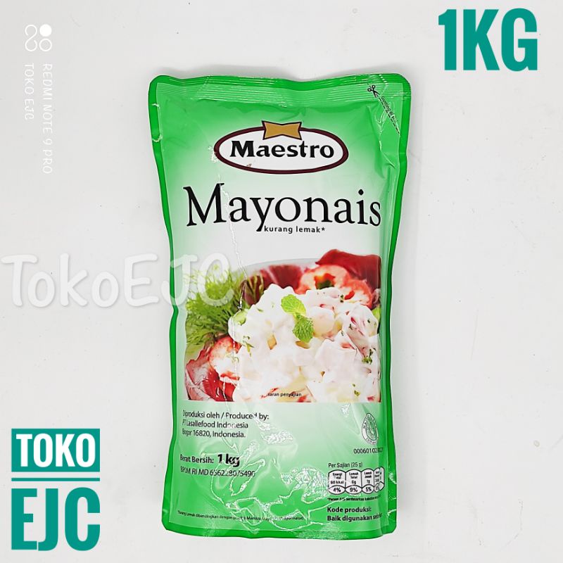 Jual Maestro Mayonais Mayonnaise 1kg / Saus Mayones | Shopee Indonesia