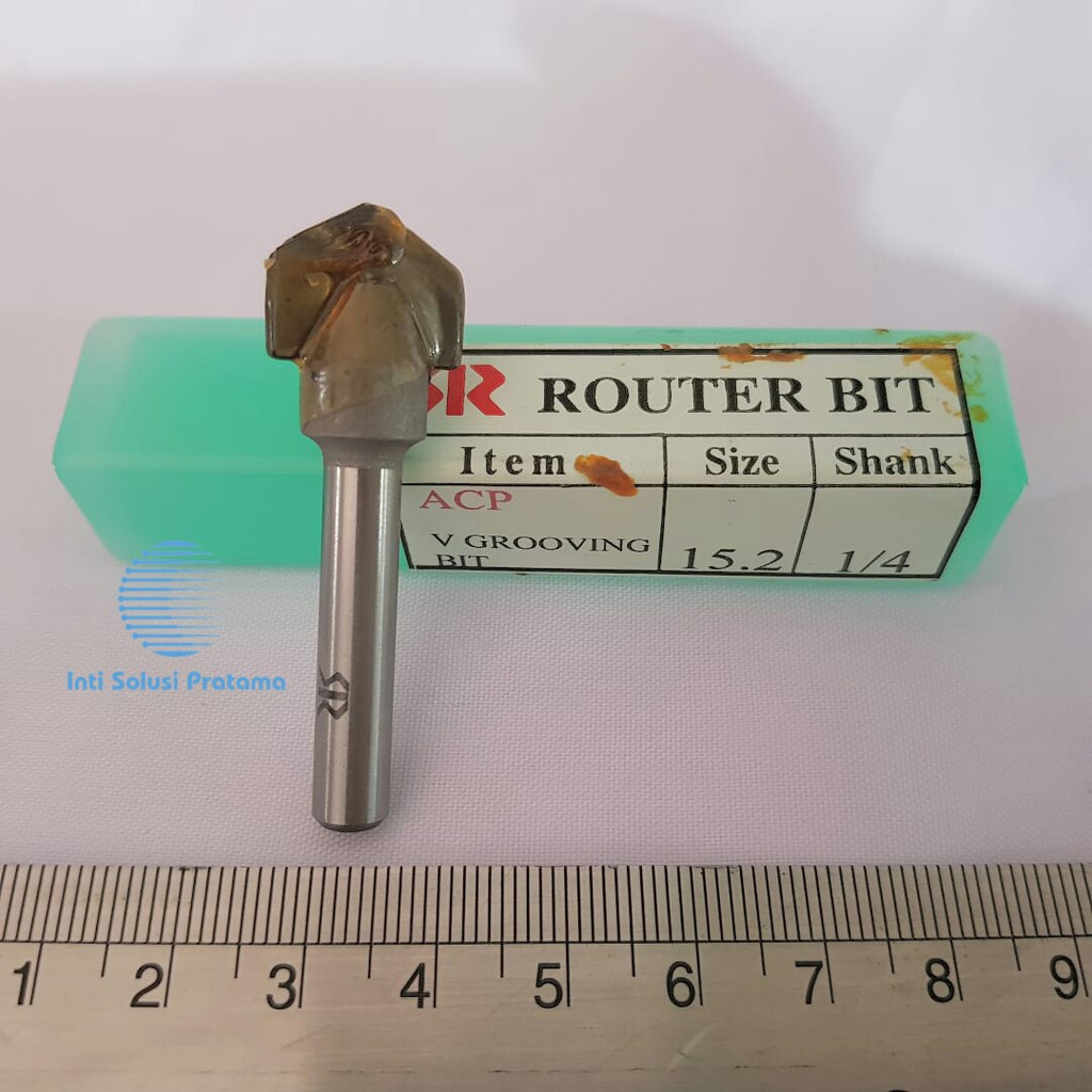 Jual SR ROUTER BIT V Grooving ACP 1/4 * 120 * 12 - Trimmer | Shopee ...