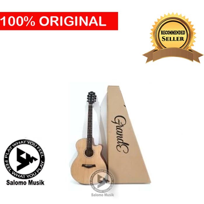 Jual Gitar Klasik Elektrik Nylon Grande GIC 40 KEQ Original With Bag ...